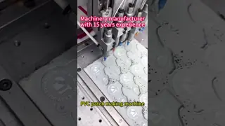 PVC Drip Molding Machine Silicone Dripping Machine for Making Patch Trademark Logo