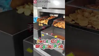 Automatic Potato Chips Packing Machine Nitrogen Flush Crisp Packaging Machine For Snack