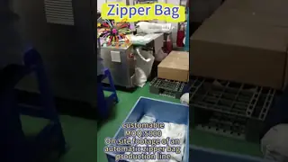 Full production process of PE zipper bags from the source factory, which can print logos and provide