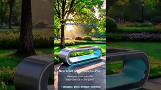 Smart Solar Bench Off Grid Charging and Lighting Solution