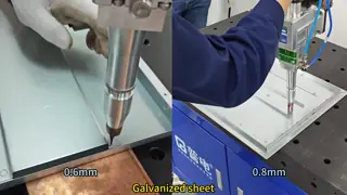 Laser Spot Welding Galvanized Sheet — Clean Spots, Low Heat, No Distortion
