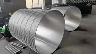 AISI 316L Reverse Wedge Wire Screen Pipe For Mechanical Equipment