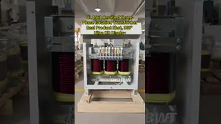Leilang UL 1561 Certified Three-Phase Isolation Transformer,Real Product Shot, 360° Ultra HD Display