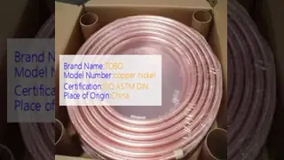 C70600 CuNi Seamless Pipe High Precision Corrosion Resistant
