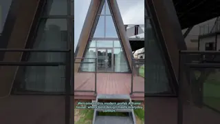 Modern Triangle House Durable Steel Structure Solutions