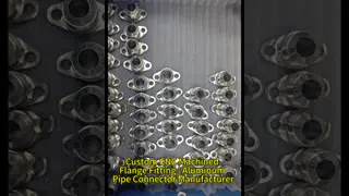 Custom Flange Threaded Connector | CNC Precision Machining Parts Manufacturer, Get Quote