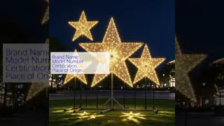 Outdoor Santa LED Motif Light for Commercial Christmas Decor