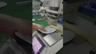 Small Pneumatic Industrial Automatic Label Roll Transfer Machine for Shoes Upper Sole Leather Hot Pr