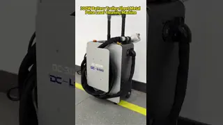 Sheet Metal Pull Rod Pulsed Laser Cleaning Machine Product Introduction