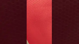 Aramid Reinforcement Fabric (Honey‑comb / hexagon jacquard pattern, orange)