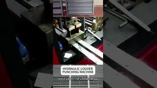 Fast Hydraulic Punching Machine for Metal Louvers