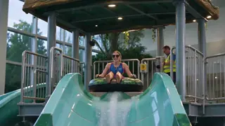 Enchanted Forest Themed AquaLoop Water Slide