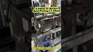 IC Socket Manufacturing Process, JRKCONN Factory Production