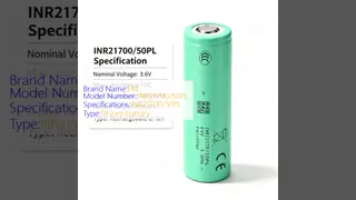 EVE 21700 5000mAh Battery High Performance Power Cell