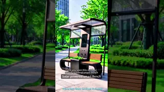 Solar Powered Smart Bench with Mosquito Control and Charging
