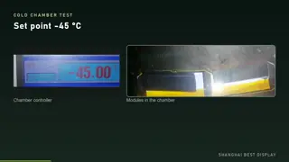 HTG8872-10 Gas Meter LCD Display - Tips Low Temperature Test