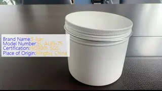 Premium 300ml Aluminum Cosmetic Jar Airtight Sustainable