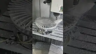 CNC Milling of Multi-Spoke Forged Wheel Center Disc