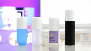 50ml Empty Round Bottom Deodorant Roll-on Bottle, Roller Bottle With Double Layer Childproof Cap