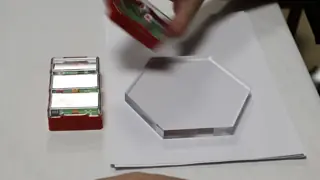 YY Shake Non-fade Stamp, 3 Colors Ink Stamper with Red Blue Black Imprint