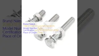 Super Duplex 2205 2507 Flat Head Shoulder Bolts for Marine