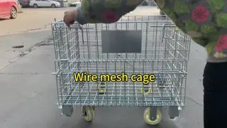 Heavy Duty Stainless Steel 316 Wire Storage Cage