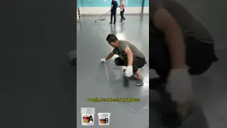 Epoxy floor paint has no peeling, no flaking, and no delamination.