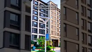 Smart Street Light Pole All In One Health and EV Charging