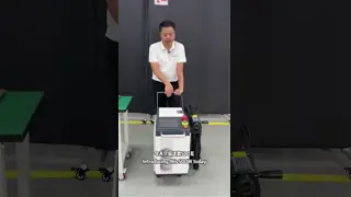 Trolley-type Pulsed Laser Cleaning Machine