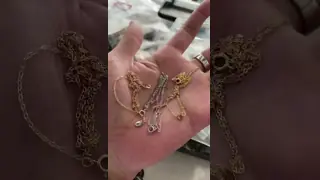 Before & After: Gold PVD Coating on Necklace