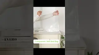 Clear Self Adhesive Bag Custom Packaging BRISHPACK