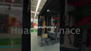 High-efficiency & energy-saving IGBT induction power supply cabinet and steel shell furnace