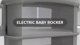 Smart Electric Baby Swing Cradle with Cry Sensor