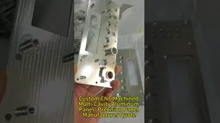 Custom CNC Machined Multi-Cavity Aluminum Panel | Precision Panel Manufacturer Quote