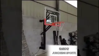 Adjustable Wall Mounted Basketball Hoop for Home