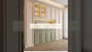 Luxury French Arched Bathroom Vanity Cabinet Set