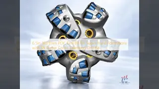 6 5in PDC Drill Bit for Super Hard Rock Formations