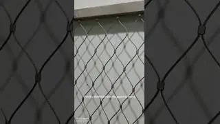 Inlaid Stainless Steel Wire Rope Net | High Security Metal Rope Mesh