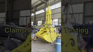 Excavator Clamshell Bucket in Action | Hydraulic Clamshell Grab for Sale