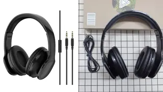 S7 3.5mm Wired Over-Ear Headset with Inline Microphone