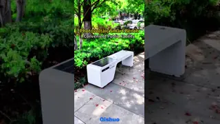 Solar Powered Smart Bench for Modern Smart Cities