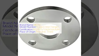 High Pressure Forged Steel Flange ASME Certified