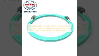 Traceable LC Fiber Optic Patch Cord for Data Centers