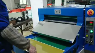 Shoe Upper Lining Attaching Machine Roller Type Leather Shoe Upper Lining Ironing Fusing Machine