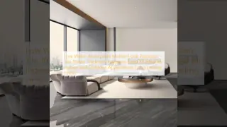 Durable Marble Look Porcelain Tile for Indoor and Outdoor