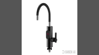 Instant-Heat Kitchen Faucet with LED Display and Cast Aluminum Heater