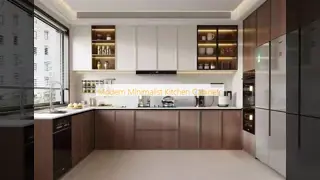 Modern Waterproof Kitchen Cabinets for Humidity