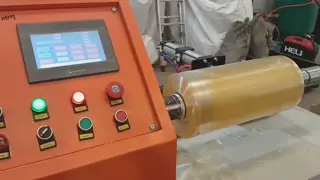Manual edge cutting machine for PVC Cling Film jumbo roller