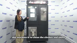 Haloo Clothing and Shoes Cleaning Vending Machine | Self Care Equipment Integrating Atomization Clea