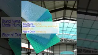 Durable UV Protected Polycarbonate Greenhouse Roof Sheets